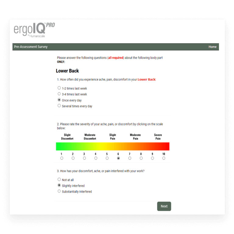 Ergonomics Software ergoIQ | Humanscale Consulting